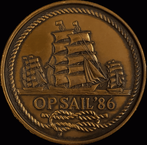 A Medal Remembering OpSail ’86 | Coin Collectors Blog